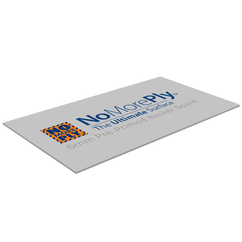 No More Ply PrePrimed 6mm Backer Board 1200 x 600mm | Flooring Materials