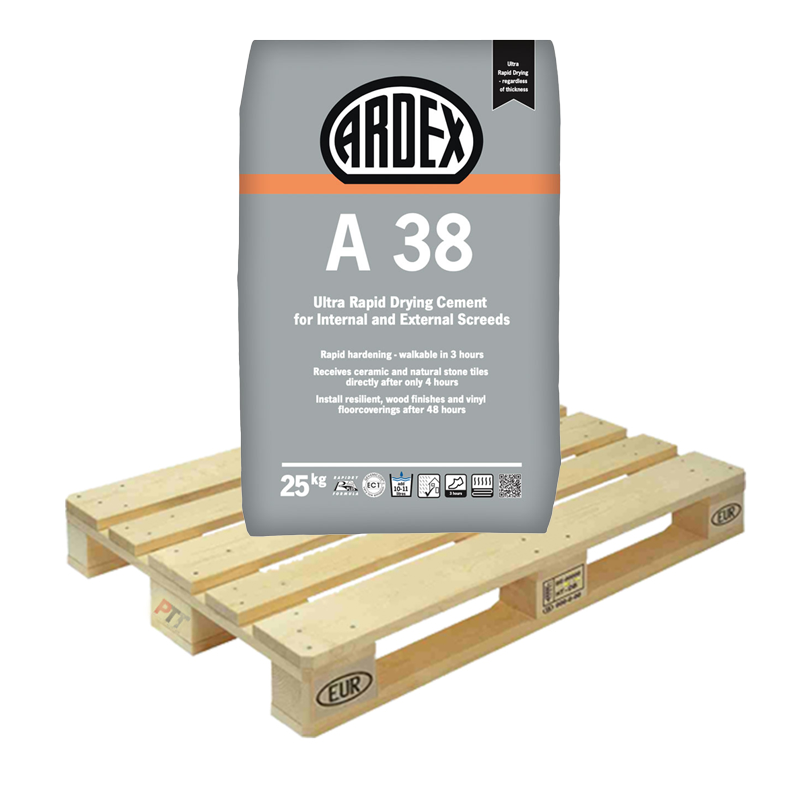 Ardex A38 Ultra Rapid Drying Cement For Internal & External Screeds ...