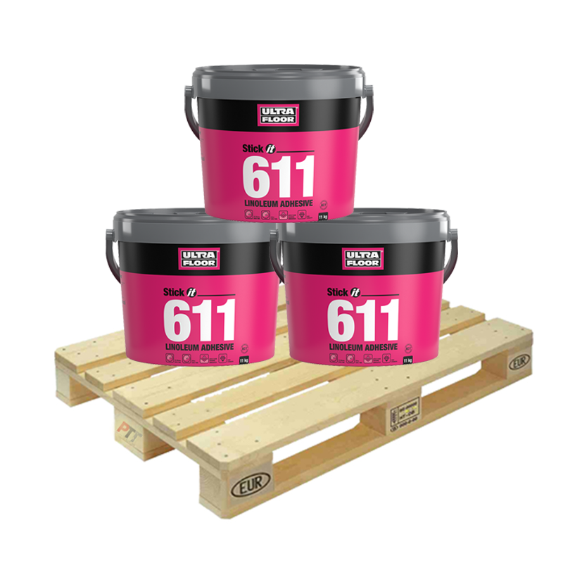 Ultra Floor Stick IT 611 Linoleum Adhesive 11kg Full Pallet (44 Tub ...