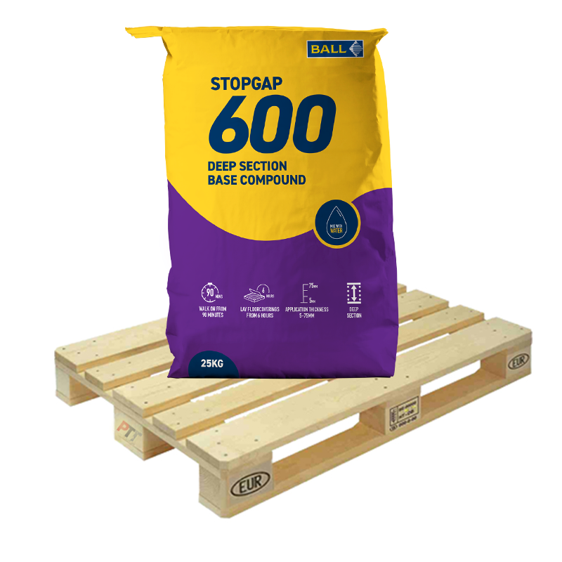 F. Ball STOPGAP 600 Deep Section Base Compound 25kg Full Pallet (40 ...